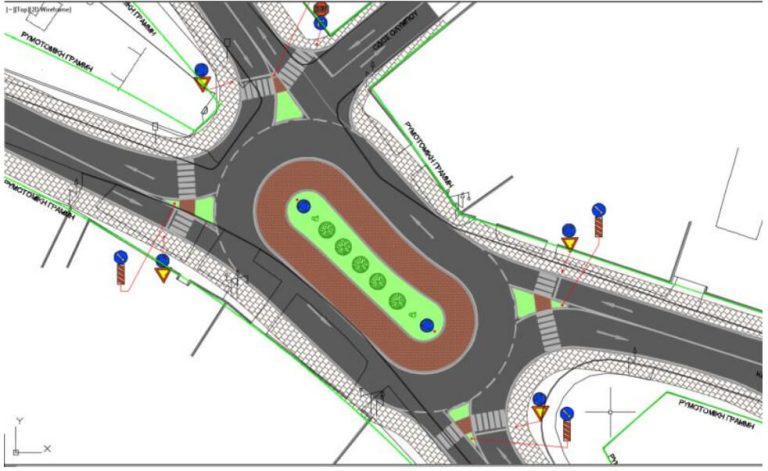 Μελέτη κατασκευής κυκλικού κόμβου επί των οδών Μ.Κυδωνιών και Καίρη ...